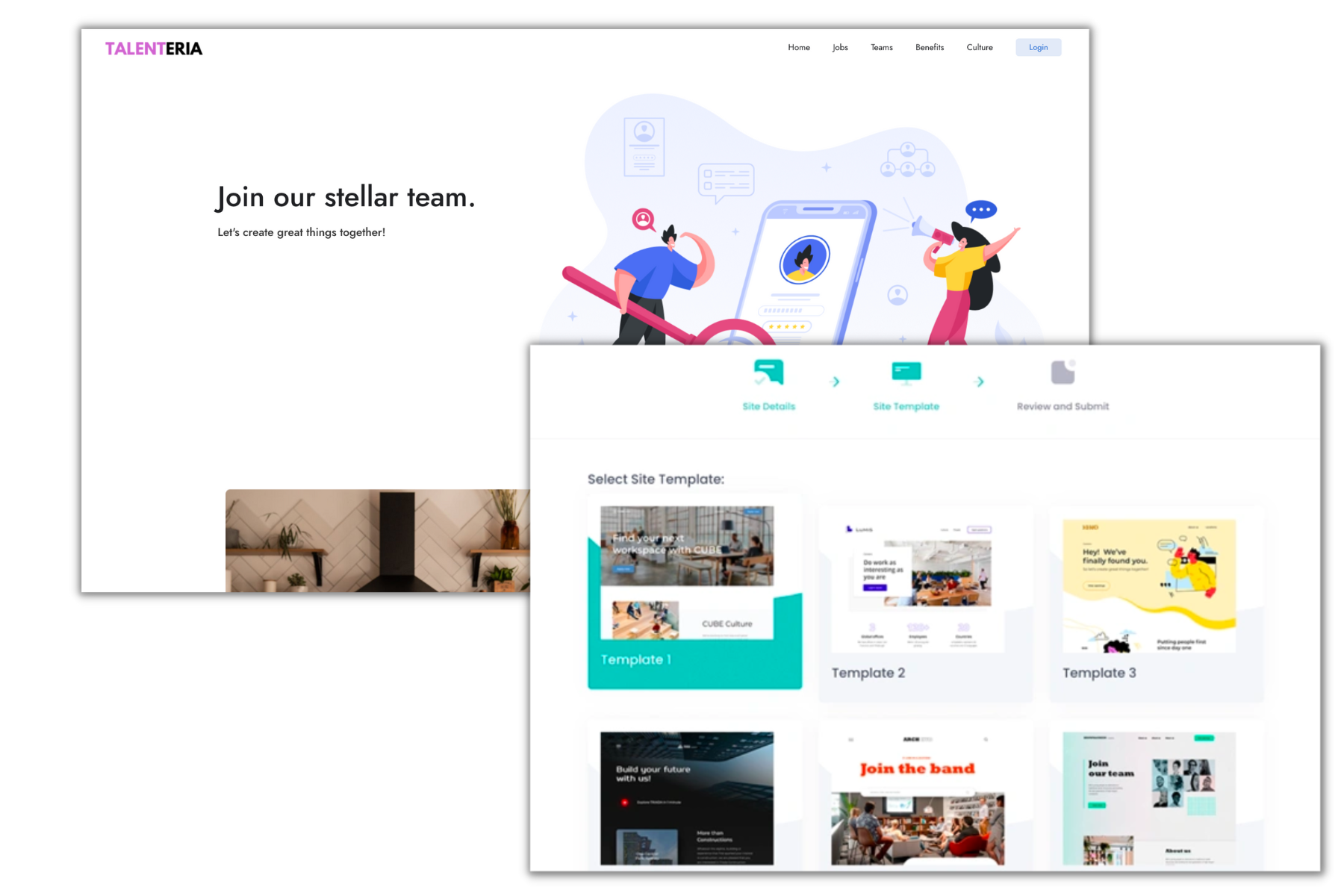 Branded Candidate and Client Portals | Talenteria
