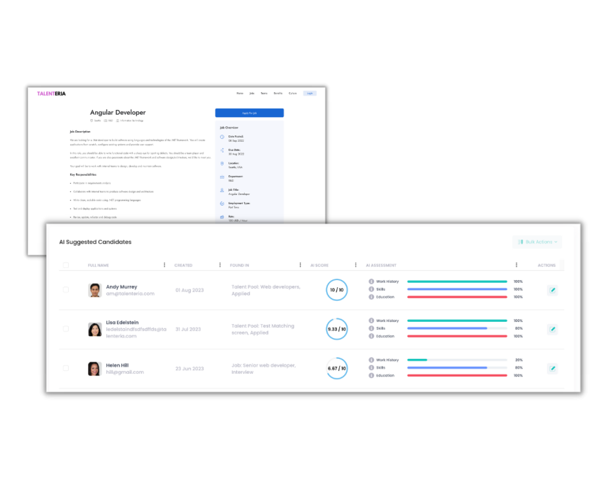 Meet your Recruitment AI Agent | Talenteria