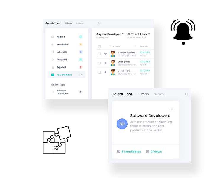 Talent Pools and AI Matching | Talenteria
