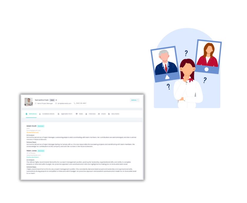 AI Reference Checks | Talenteria